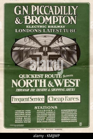 Vintage Map Poster of the London Underground.. in colours, 1928 ...