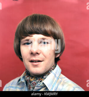 GRAHAM BONNEY UK pop singer at his London home in 1968. Photo Tony Gale ...