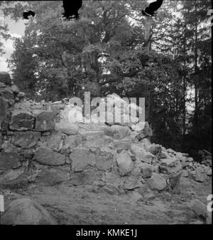The Ukna Church Ruins (Ukna kyrkoruin) in Sweden, a historic religious ...