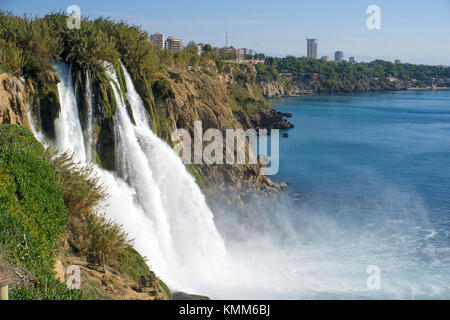 Dueden waterfall, also known as Lara waterfall, popular tourist ...