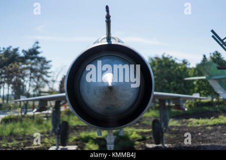 old military aircraft front view Stock Photo - Alamy