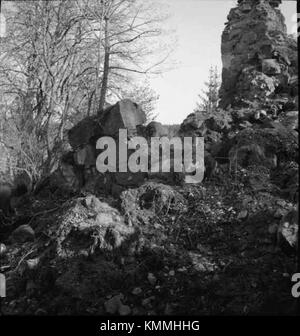 A photograph of Ukna Church ruin (Ukna kyrkoruin) in Sweden, cataloged ...