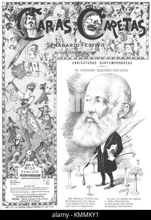 Portada Caras y Caretas, issue number 47 from June 7, 1891, was a ...
