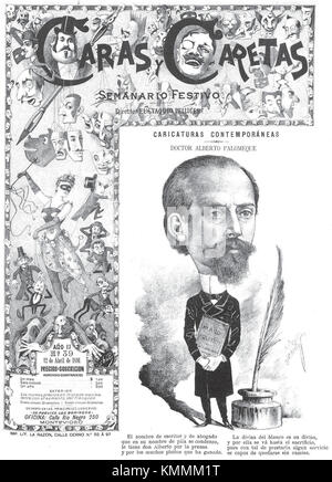 The cover of 'Caras y Caretas,' an Argentine magazine, from August 10 ...