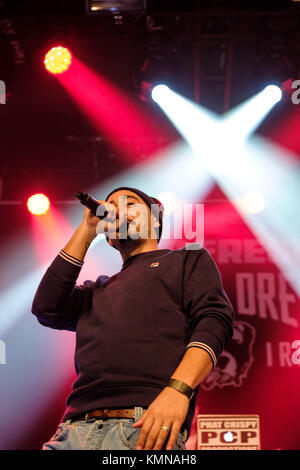 Switzerland, Bern - October 14, 2017. The German rapper Eko Fresh ...