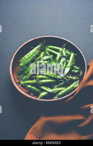 Vegetable green peas mutter Indian cuisine spicy breakfast or snack ...