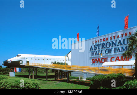 USA Florida Astronaut Hall Fame View through hatch Apollo 14 Command ...