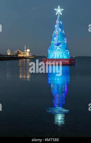 Floating Christmas Tree. Geelong, Australia Stock Photo - Alamy
