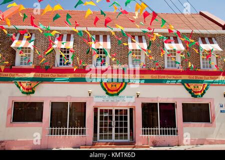 The Grenada Development Bank building in St. George's, Grenada, West ...