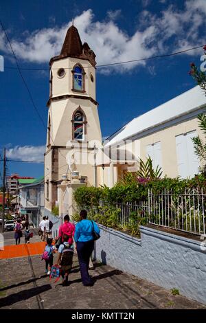 A church in Roseau, Dominica, West Indies Stock Photo - Alamy