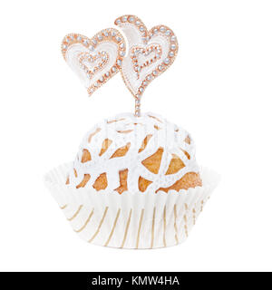 Cupcake with marzipan fondant Stock Photo - Alamy