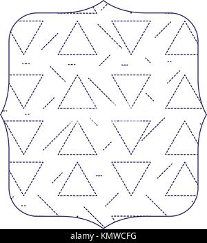 dotted shape quadrate with graphic geometric style background Stock ...