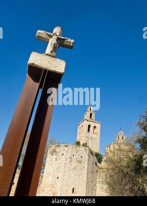 Monastery of Sant Cugat del Valles, Catalonia, Spain Stock Photo - Alamy