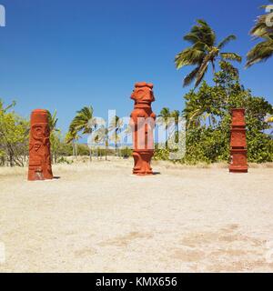 Cuba, Holguin province, Christopher Columbus statue on Guardalavaca's ...