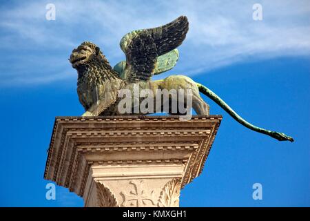 Saint Marks Winged Lion Venetian Symbol Column 12th Century Originally ...