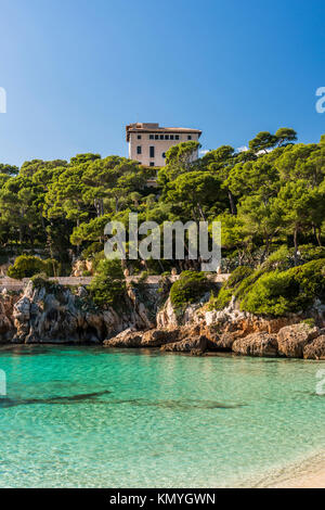 Cala Gat at Ratjada, Mallorca - beautiful beach and coast Stock Photo ...