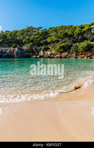 Cala Gat at Ratjada, Mallorca - beautiful beach and coast Stock Photo ...