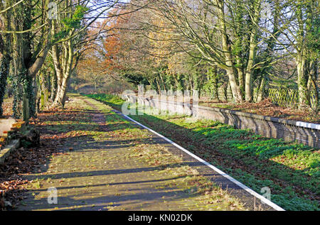 The Remains of Honing Railway Station and platforms, Honing, North ...