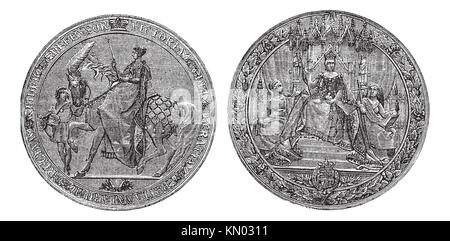 The Royal seal of Elizabeth Regina Queen Elizabeth II Stock Photo - Alamy