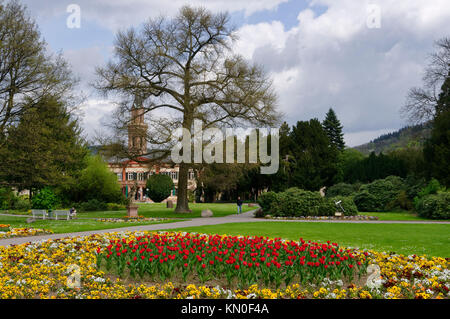 Weinheim: Castle grounds and steeple of St.-Laurentius-church ...