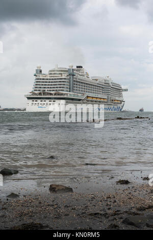 The Aida Cruises' Aida Prima departs Rotterdam Stock Photo - Alamy