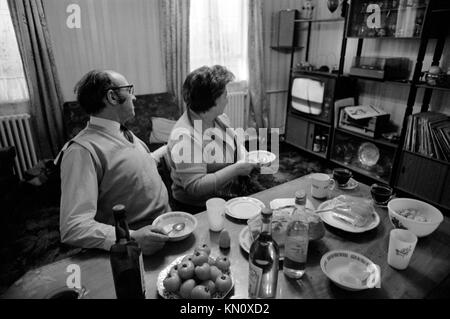 Living room of a working class family in Berlin, around 1930 Stock ...
