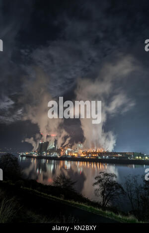 Clearwater Paper Corporation mill on the Clearwater River in Lewiston ...