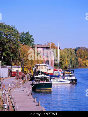 Fall Colors at Kingston, Ulster County, New York State Stock Photo - Alamy