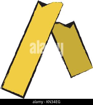 broken ruler icon Stock Vector Image & Art - Alamy