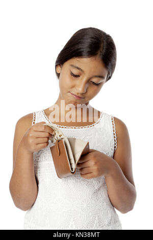 Teenager with Empty Wallet Stock Photo - Alamy