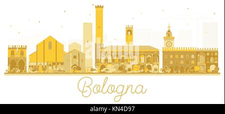 Bologna silhouette skyline. Italy - Bologna vector city, italian linear ...
