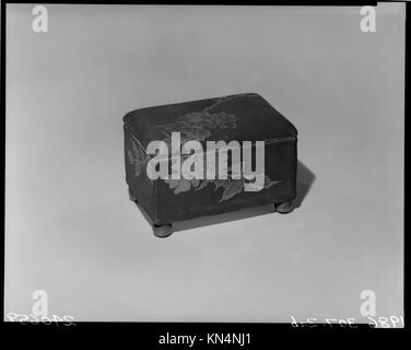 This covered jewel box, designed by Mary Louise McLaughlin, features ...