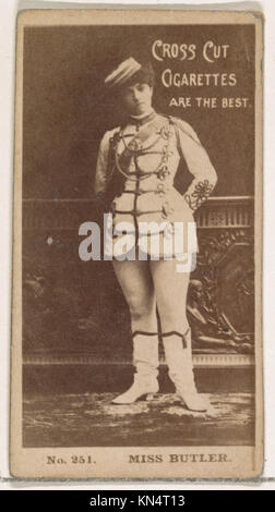 Miss Butler, from the Actors and Actresses series (N145-8) issued by ...