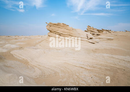 The unique attraction Al Wathba Fossil Dunes in Abu Dhabi's desert ...