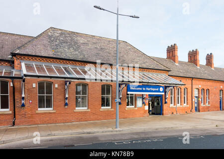 The railway station at Hartlepool, England,UK Stock Photo - Alamy