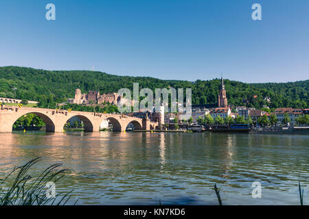 Heidelberg Hills Green Landscape Heiliggeistkirche German Destination ...