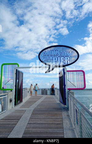 South Pointe Park Pier, Miami, Florida, USA Stock Photo - Alamy
