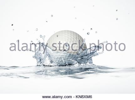 Golf Ball Splashing Into Water Stock Photo: 59613153 - Alamy
