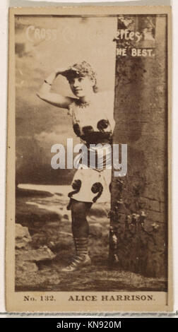 Photographic card of Alice Harrison from the 'Actors and Actresses ...