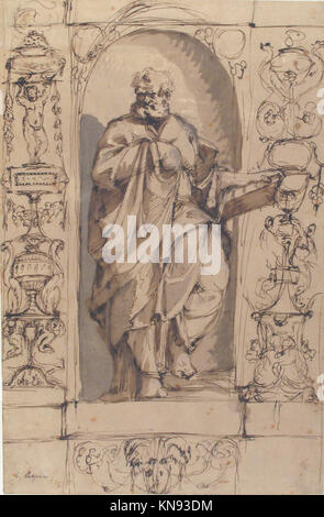 This standing male figure is a sculptural representation from ancient ...