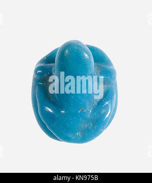 Frog seal amulet with Sa hieroglyph representing symbolic frog ...