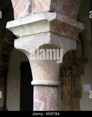 This capital, part of an architectural structure, exemplifies the style ...