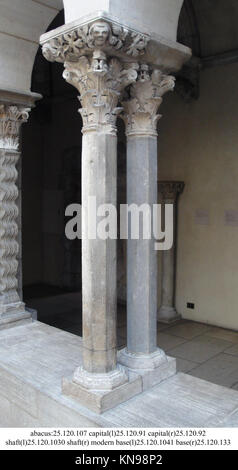 This column shaft, part of a larger architectural element, showcases ...