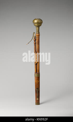 This bassoon, part of the collection at the Metropolitan Museum of Art ...