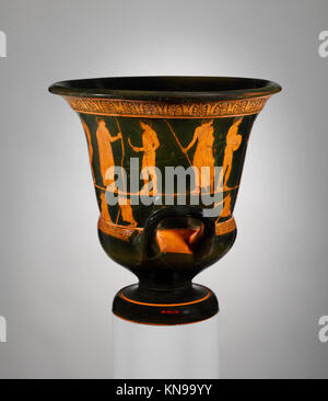 The calyx-krater is a type of ancient Greek pottery used for mixing ...