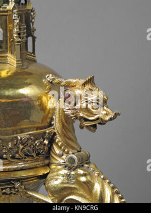 This ewer, a type of vessel used for pouring liquids, is part of the ...