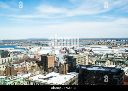 Montreal harbour, Canada Stock Photo - Alamy