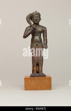 This illustration depicts a child god from ancient art, reflecting ...