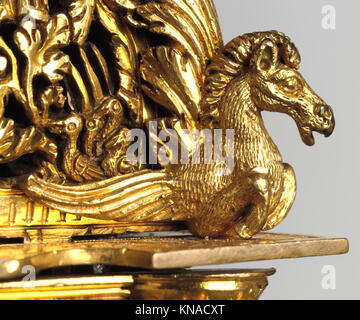 This astronomical table clock is part of the collection at the ...