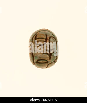 A bead inscribed with the name of Queen Ahhotep, reflecting ancient ...